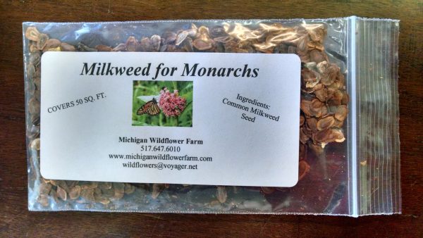 MILKWEED FOR MONARCH SEED PACKETS | Michigan Wildflower Farm