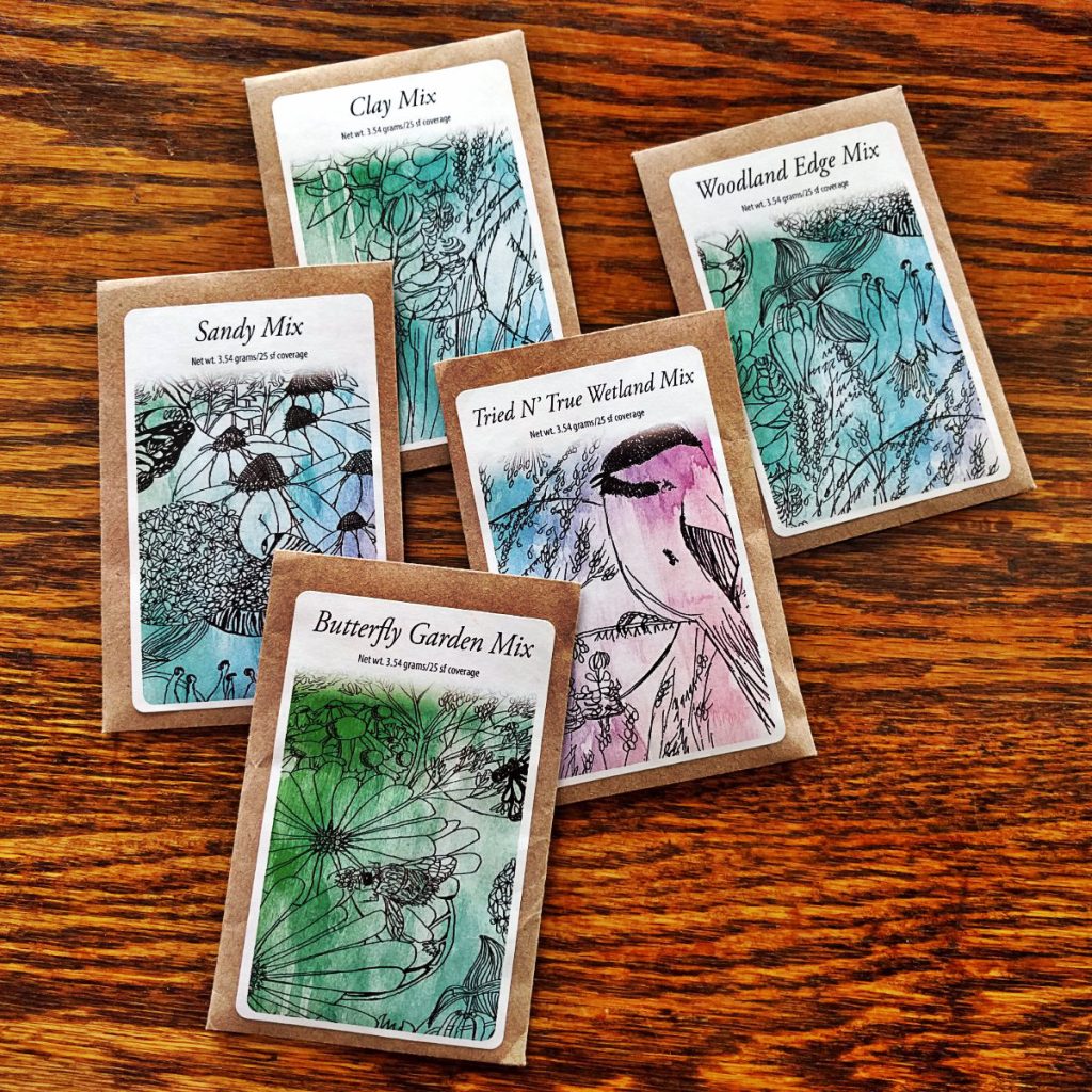 Sample Seed Mix Packets – Michigan Wildflower Farm